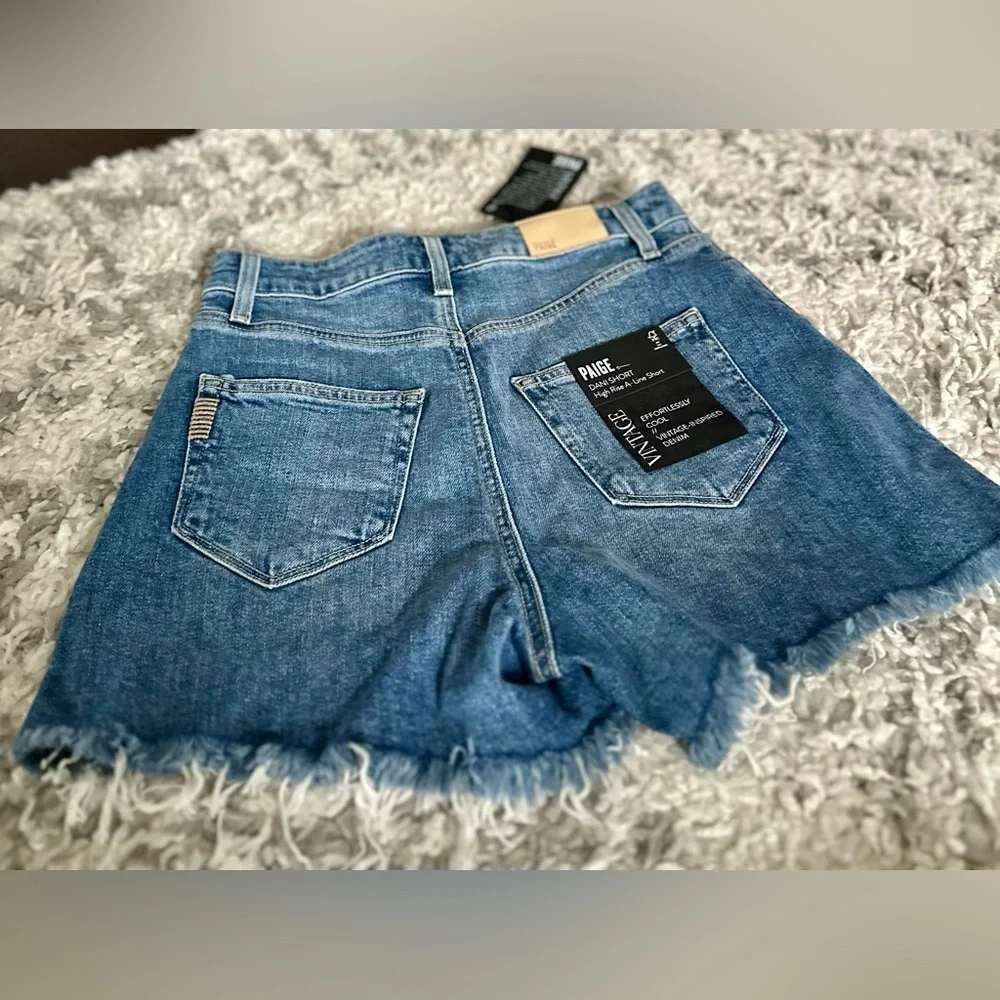 PAIGE | Shorts | Paige Dani High Rise Denim Shorts Nwt Leela ...